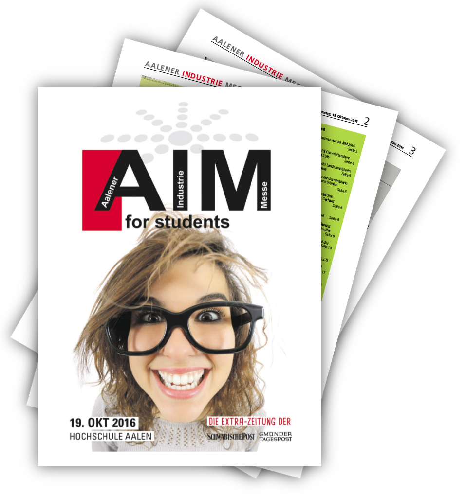 AIM_IN_Sonderthemen_2016 - AIM for students - Aalener Industriemesse